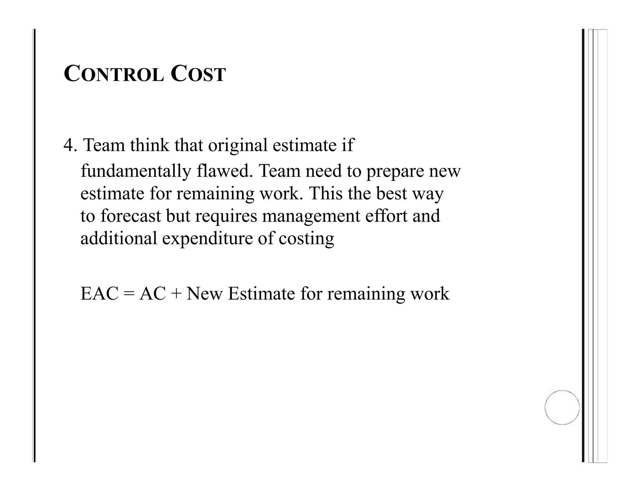 Software Project Cost Management And Estimation Pptx