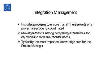 Project Integration Management | PPT