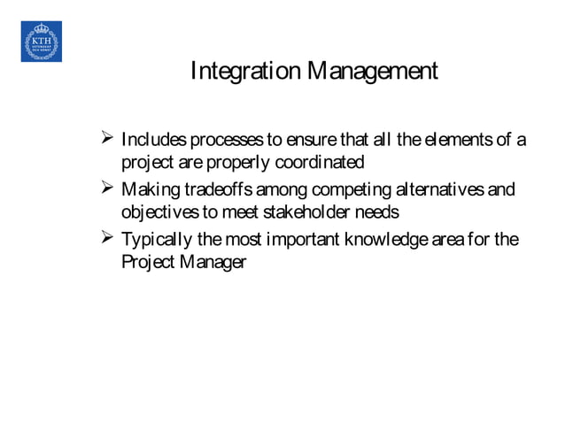 Project Integration Management | PPT