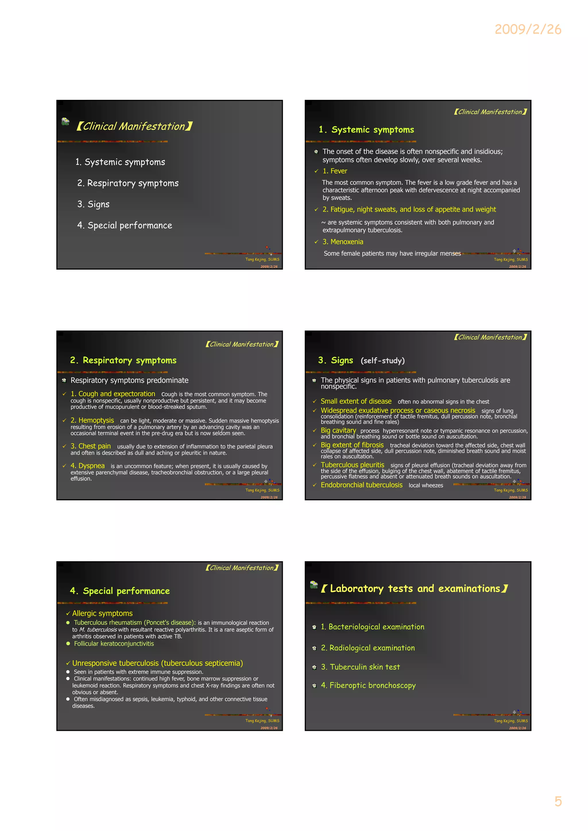 4.Pulmonary Tuberculosis | PDF
