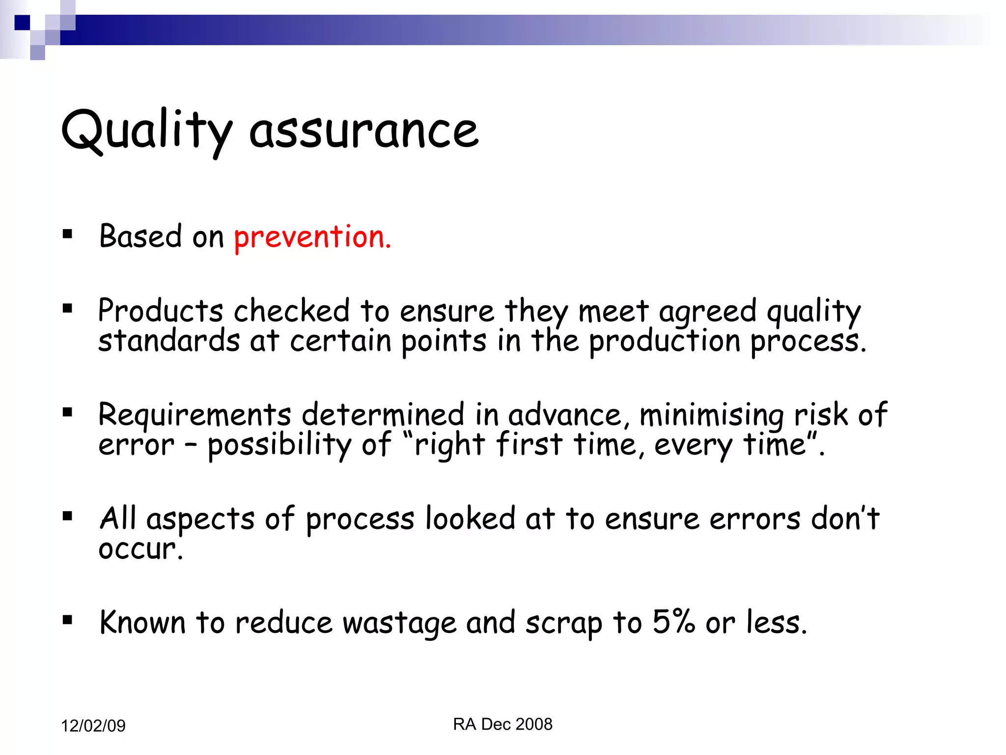 Quality Slides | PPT