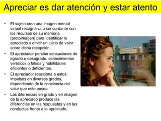 Que Es Apreciar | PPT