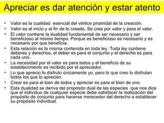 Que Es Apreciar | PPT