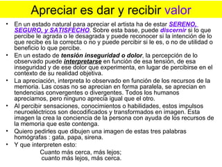 Que Es Apreciar | PPT