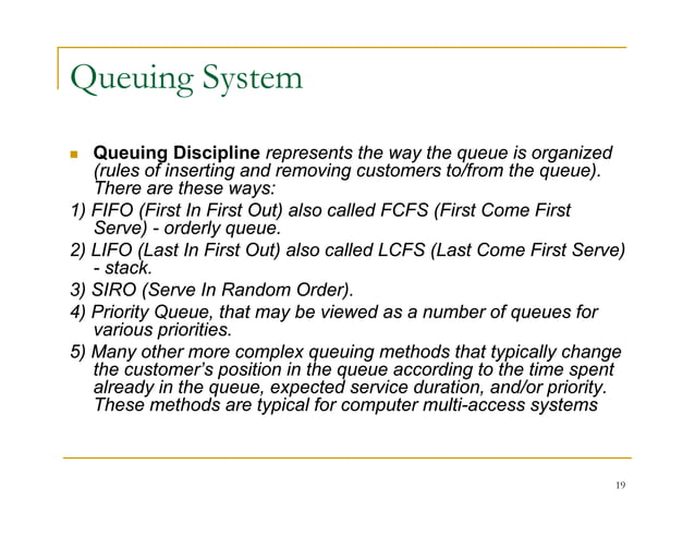 4 Queuing System Ioenotespdf Computing Technology And Computing