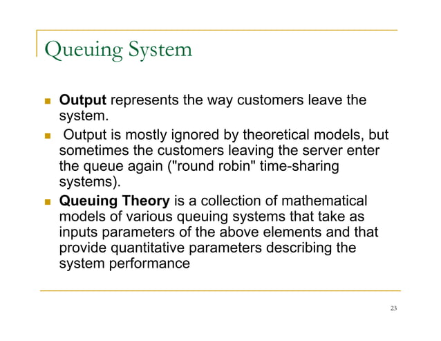 4 Queuing System Ioenotespdf Computing Technology And Computing