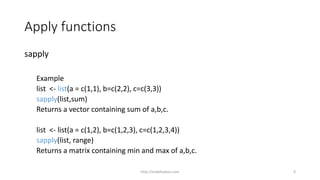 4 R Tutorial DPLYR Apply Function | PDF