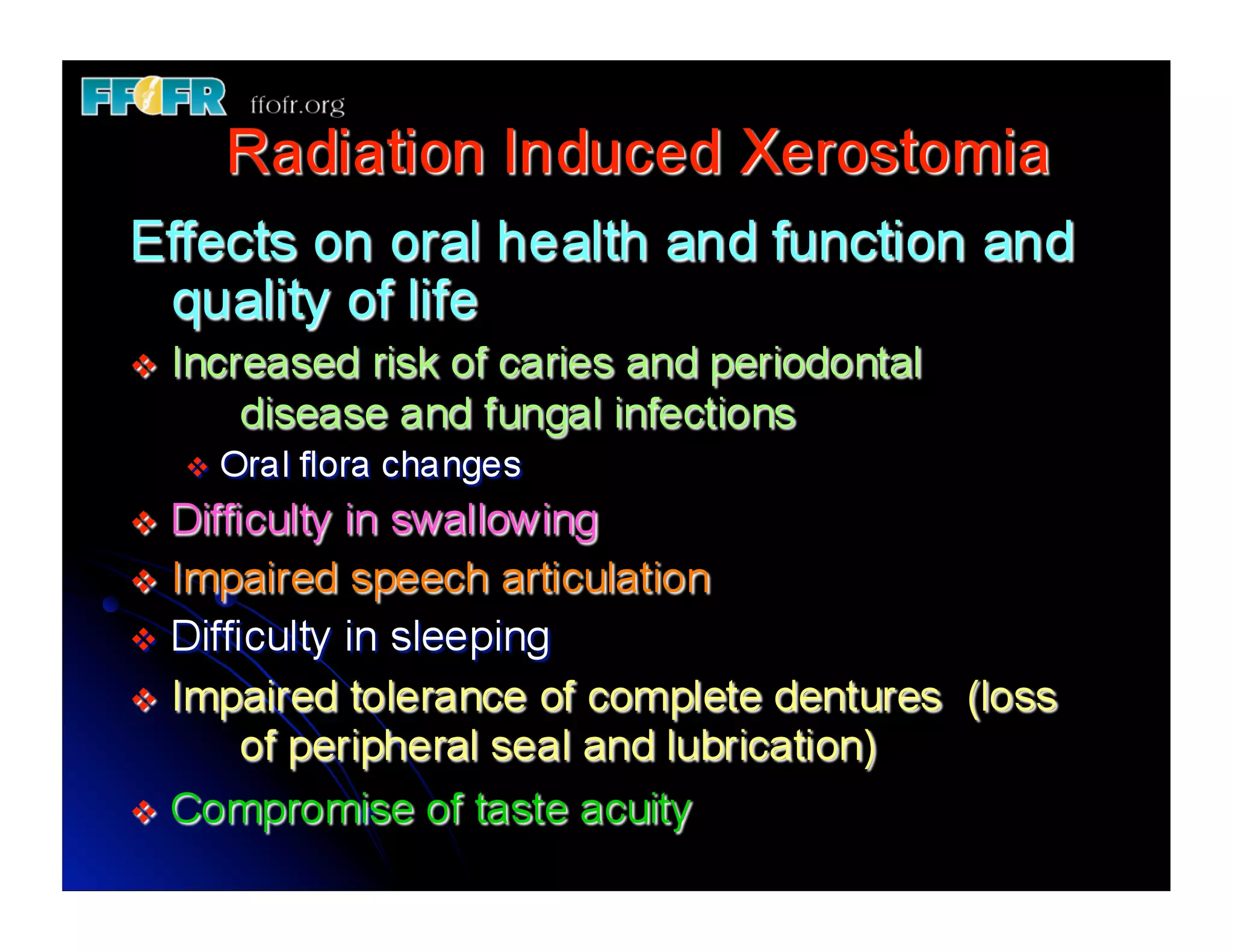 4.radiation effects – salivary glands, bone and teeth | PDF