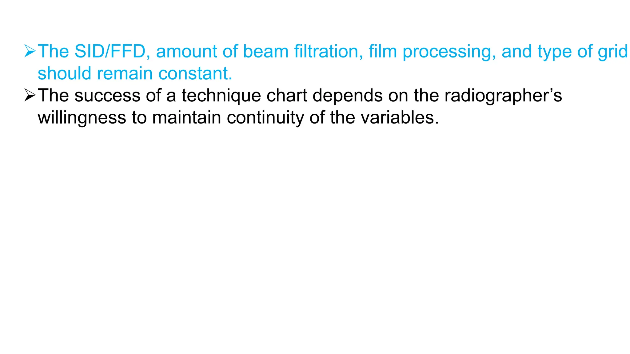Radiographic Quality, Density, Contrast, Detail, Radiographic ...