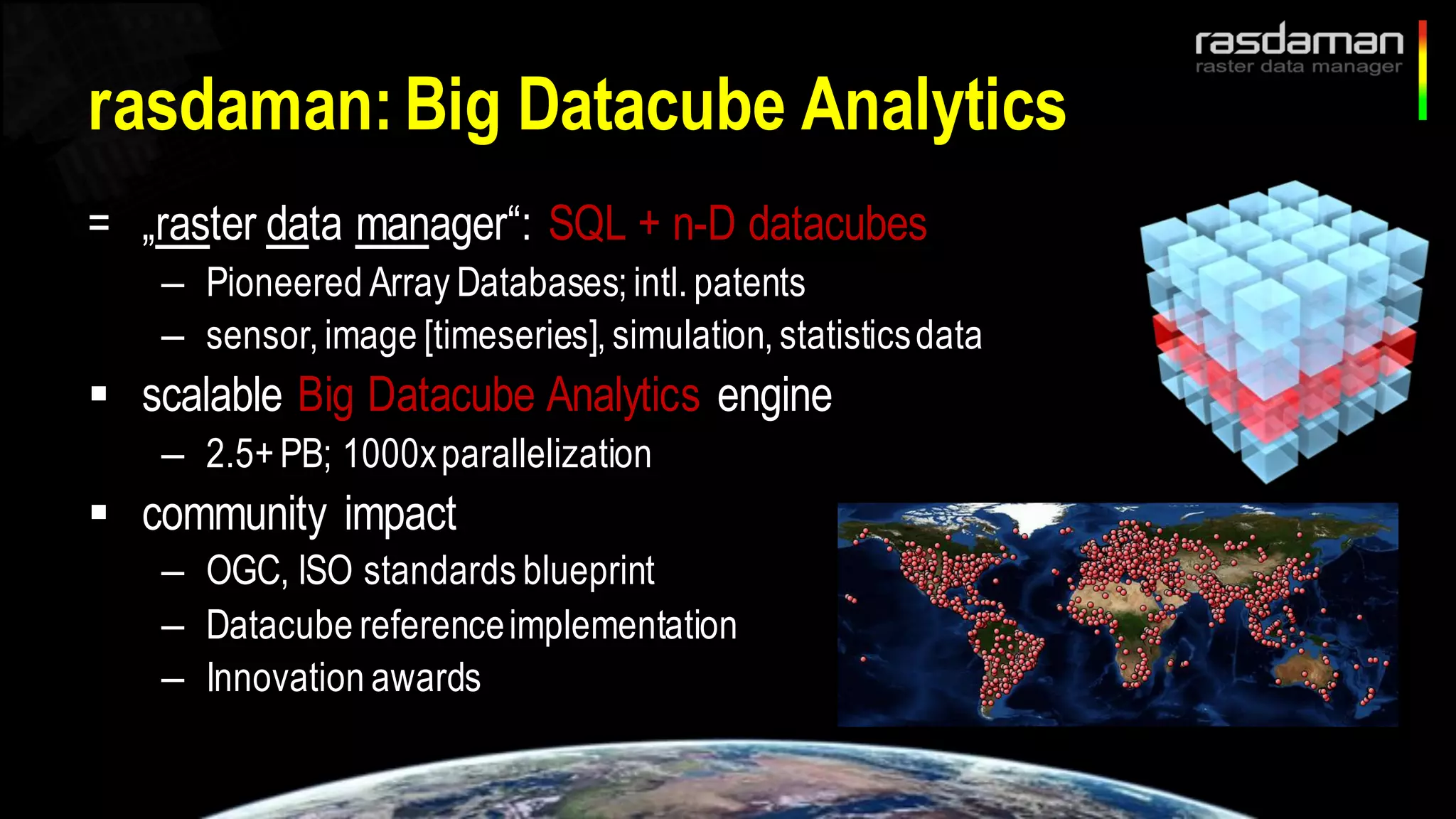 Rasdaman use case | PPT