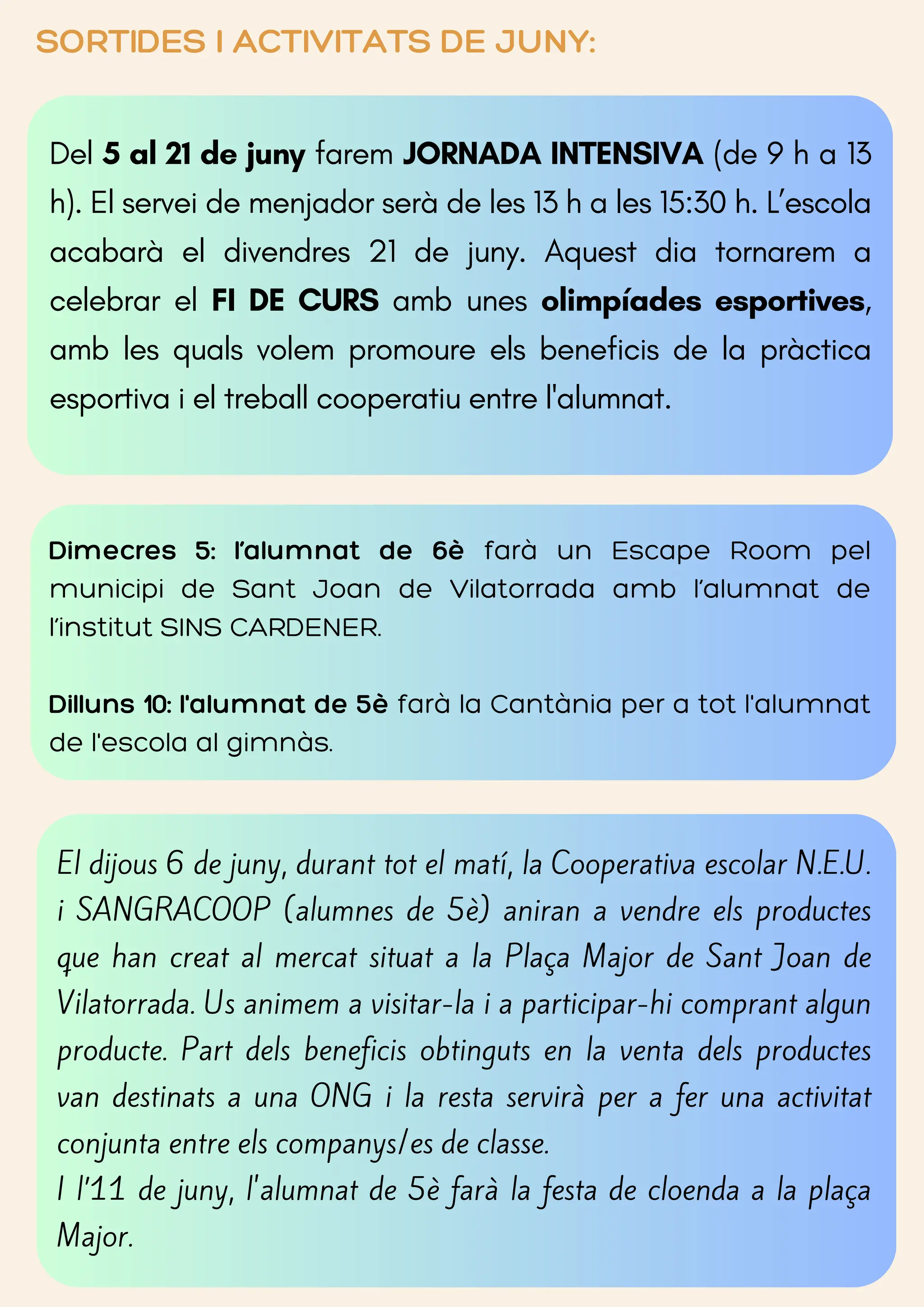 4-RATLLES-JUNY - ESCOLA AMETLLERS 2023-24 | PDF