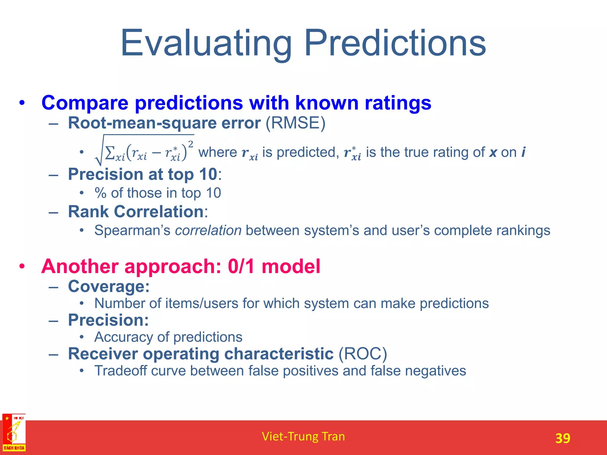 Recommender Systems Content Based And Collaborative Filtering Pptx