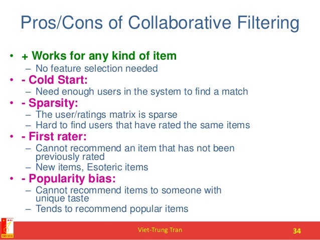 Recommender systems: Content-based and collaborative filtering