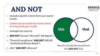 Basic Boolean & Keyword Searching | PPTX