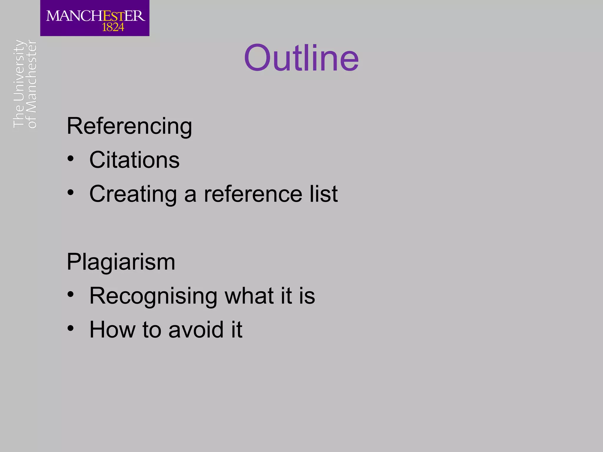 4. referencing not plagiarising presentation (1) | PPT