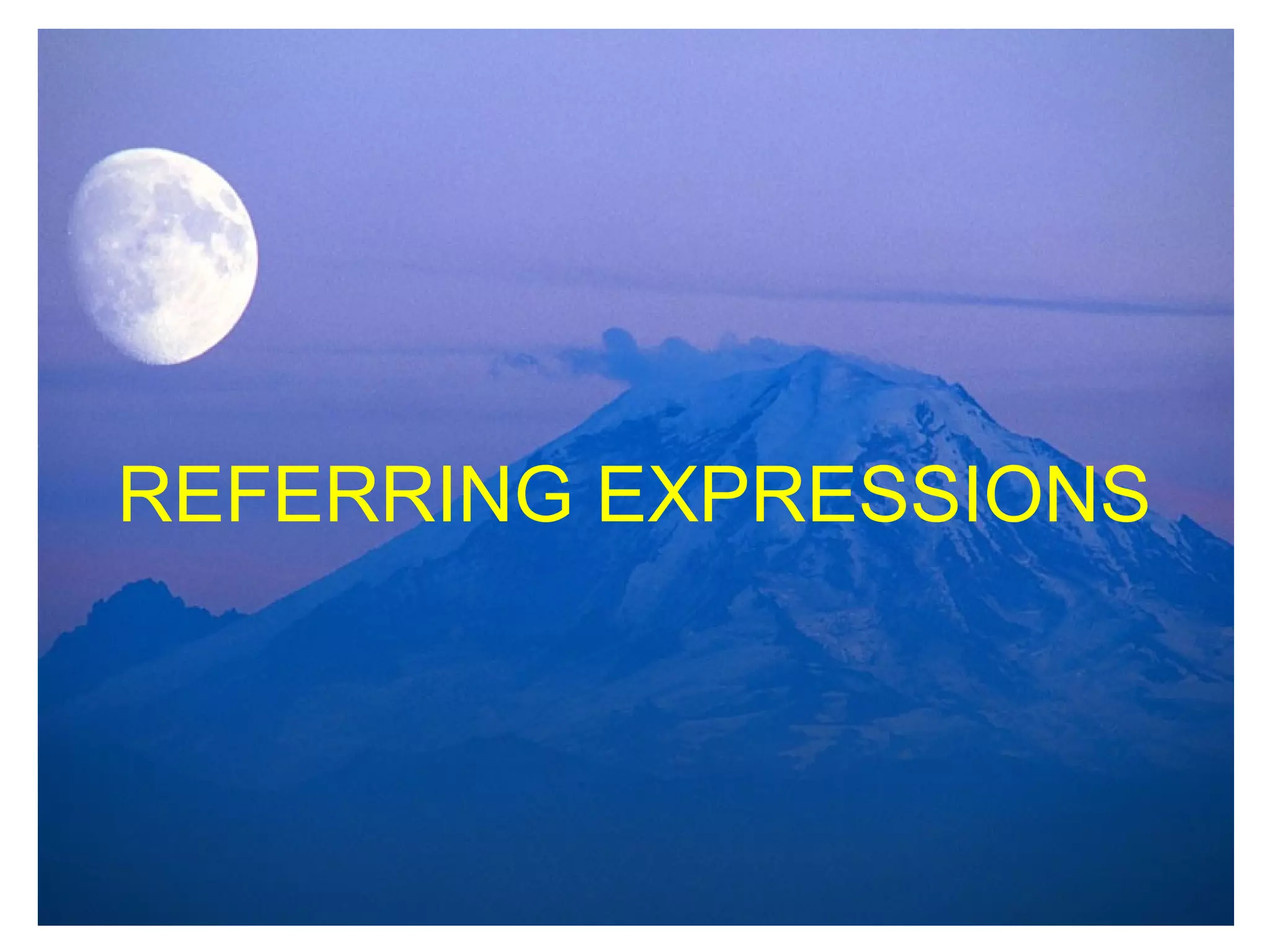 4 referring expressions | PPT