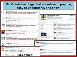 Ritu Sharma - Using Twitter for Social Change | PPTX