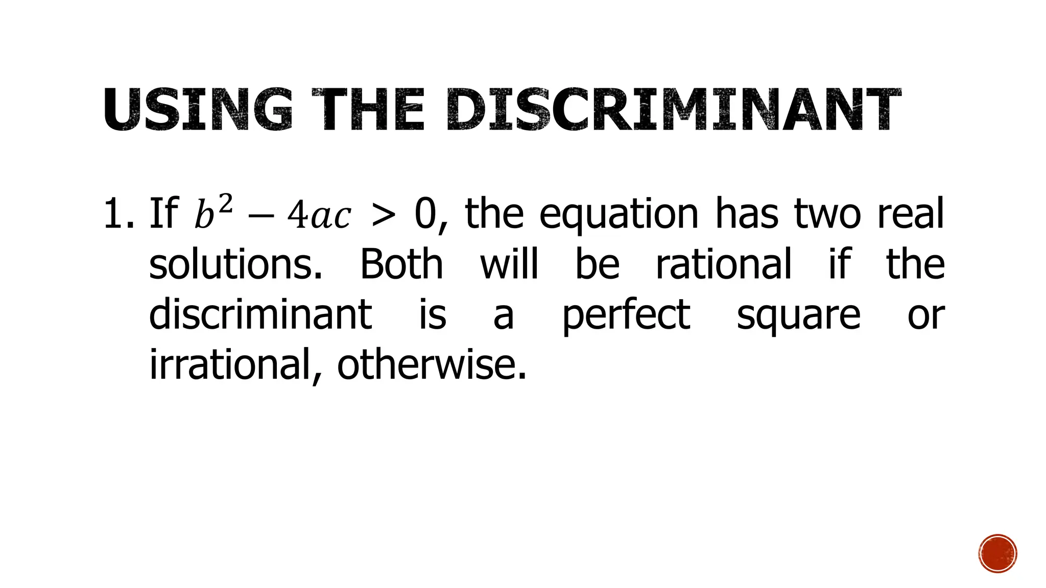 4 Roots And Coefficients Of Quadratic Equations Pptx