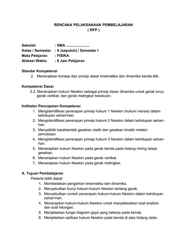 4 rpp-fisika-sma | PDF