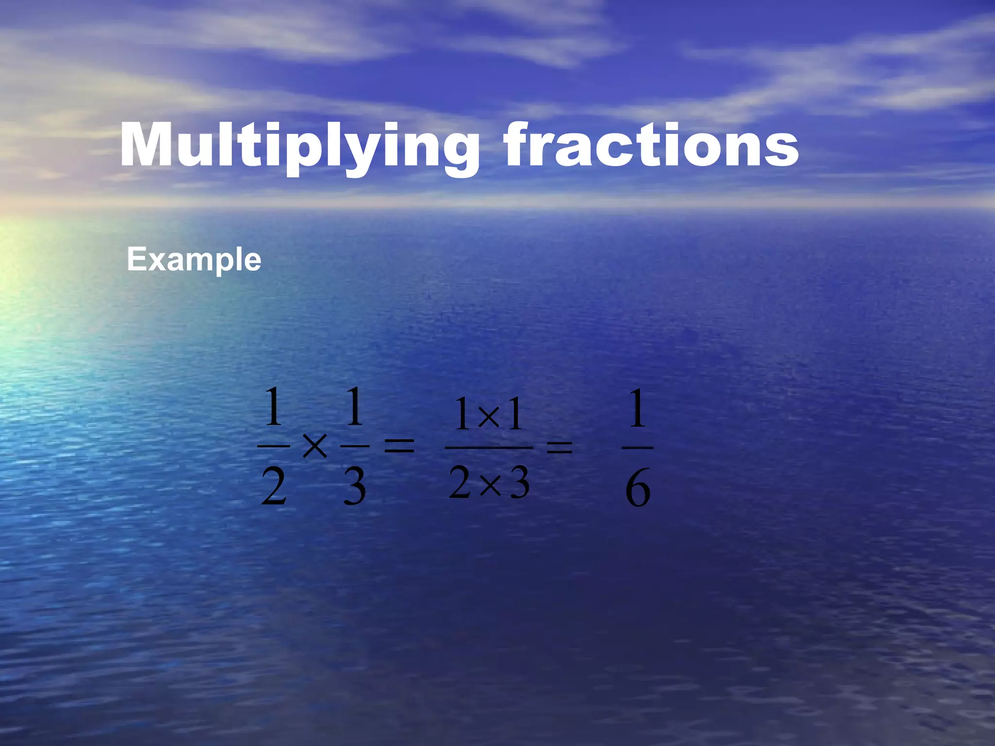 4 Rules of Fractions | PPT