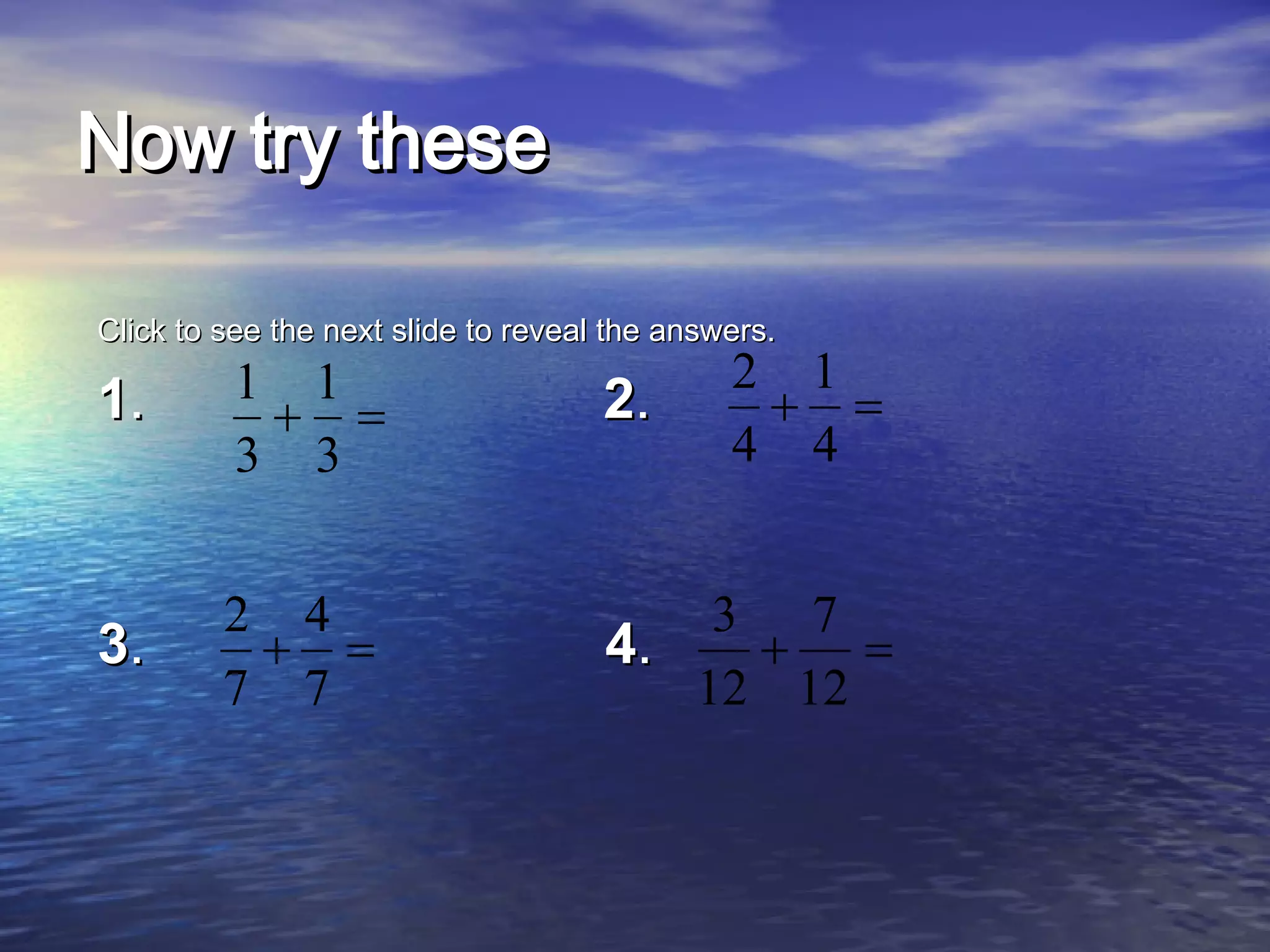 4 Rules of Fractions | PPT