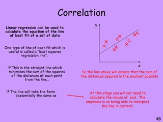 Understanding Correlation and Linear Regression in Statistics | PPTX