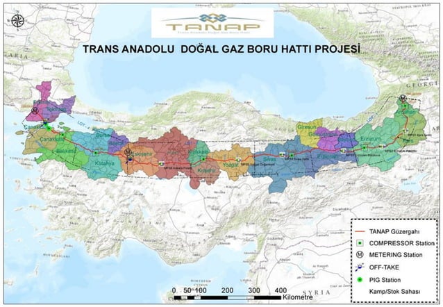 TANAP - Trans Anatolian Natural Gas Pipeline Project | PPT