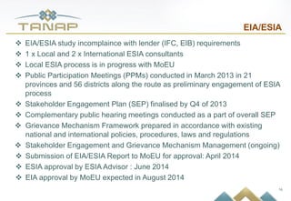 TANAP - Trans Anatolian Natural Gas Pipeline Project | PPT