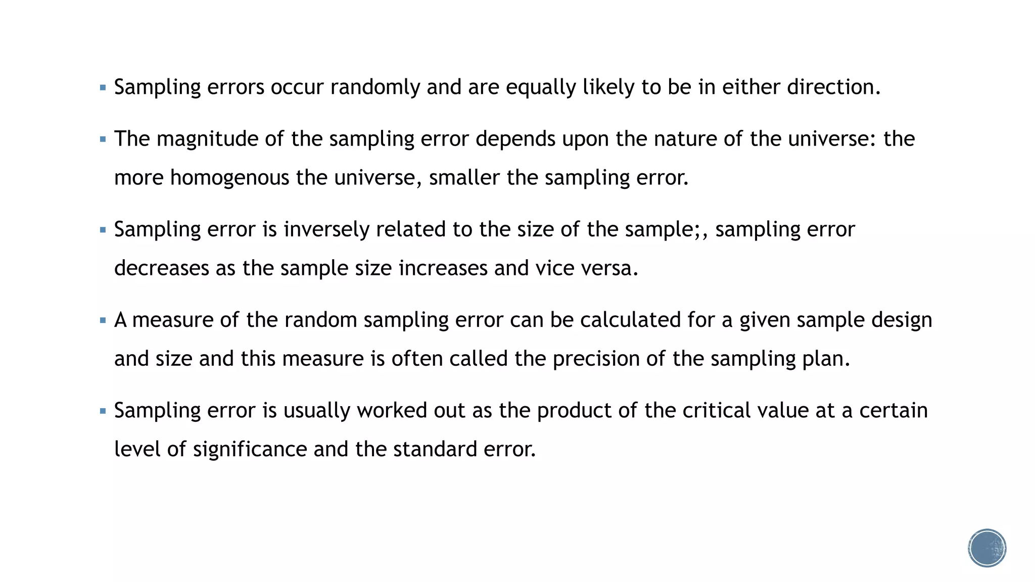 sampling and statiscal inference | PPTX