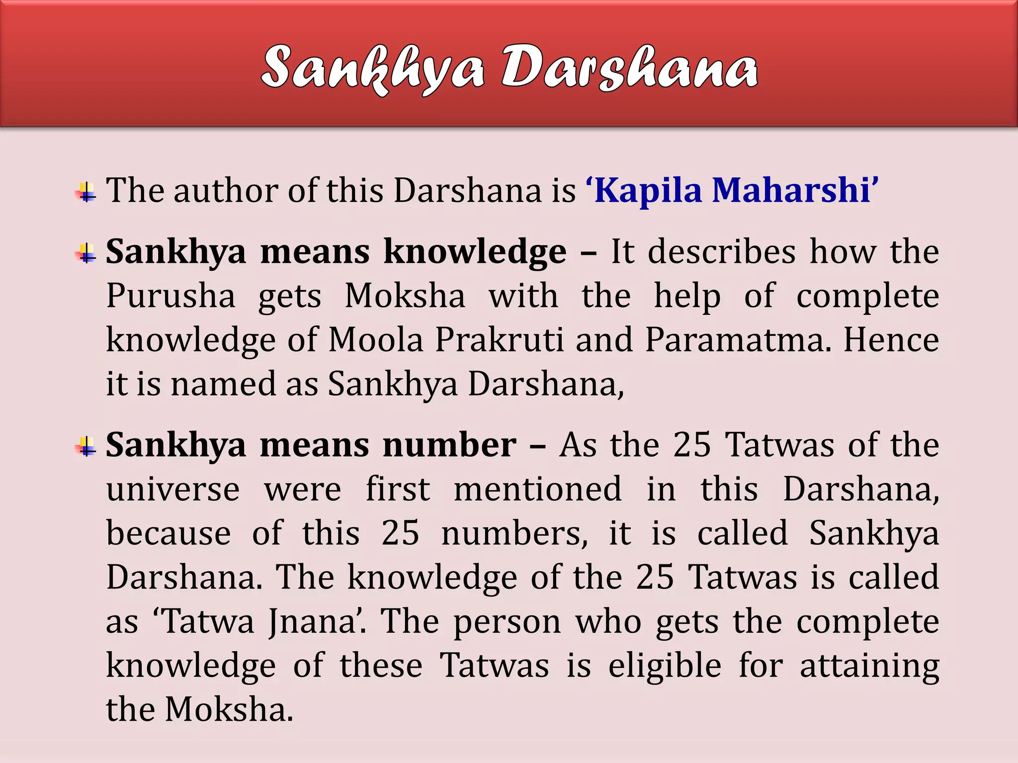 Sankhya Darshana | PDF