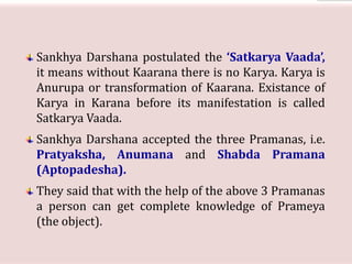 Sankhya Darshana | PDF
