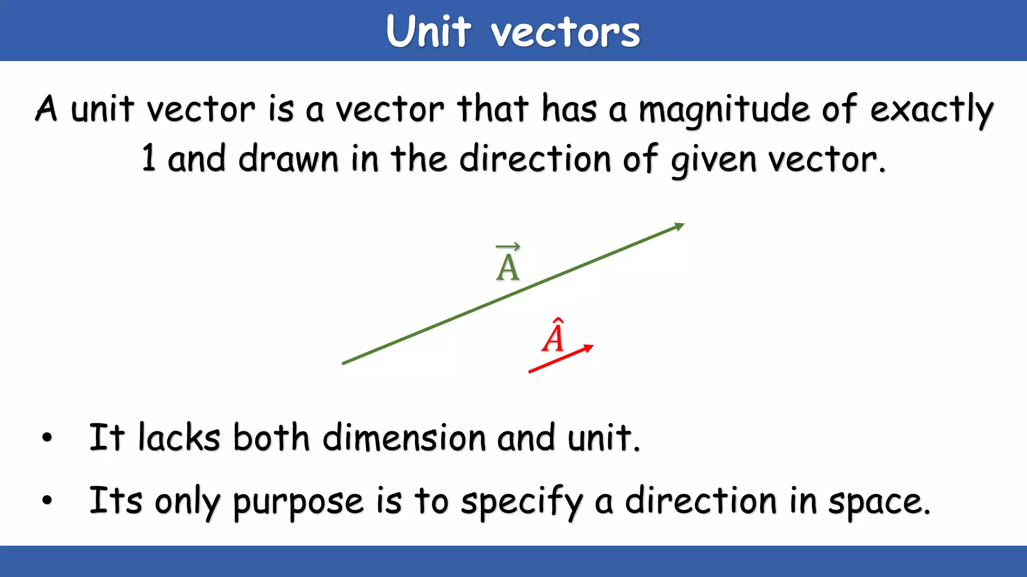 Scalars & vectors | PPTX