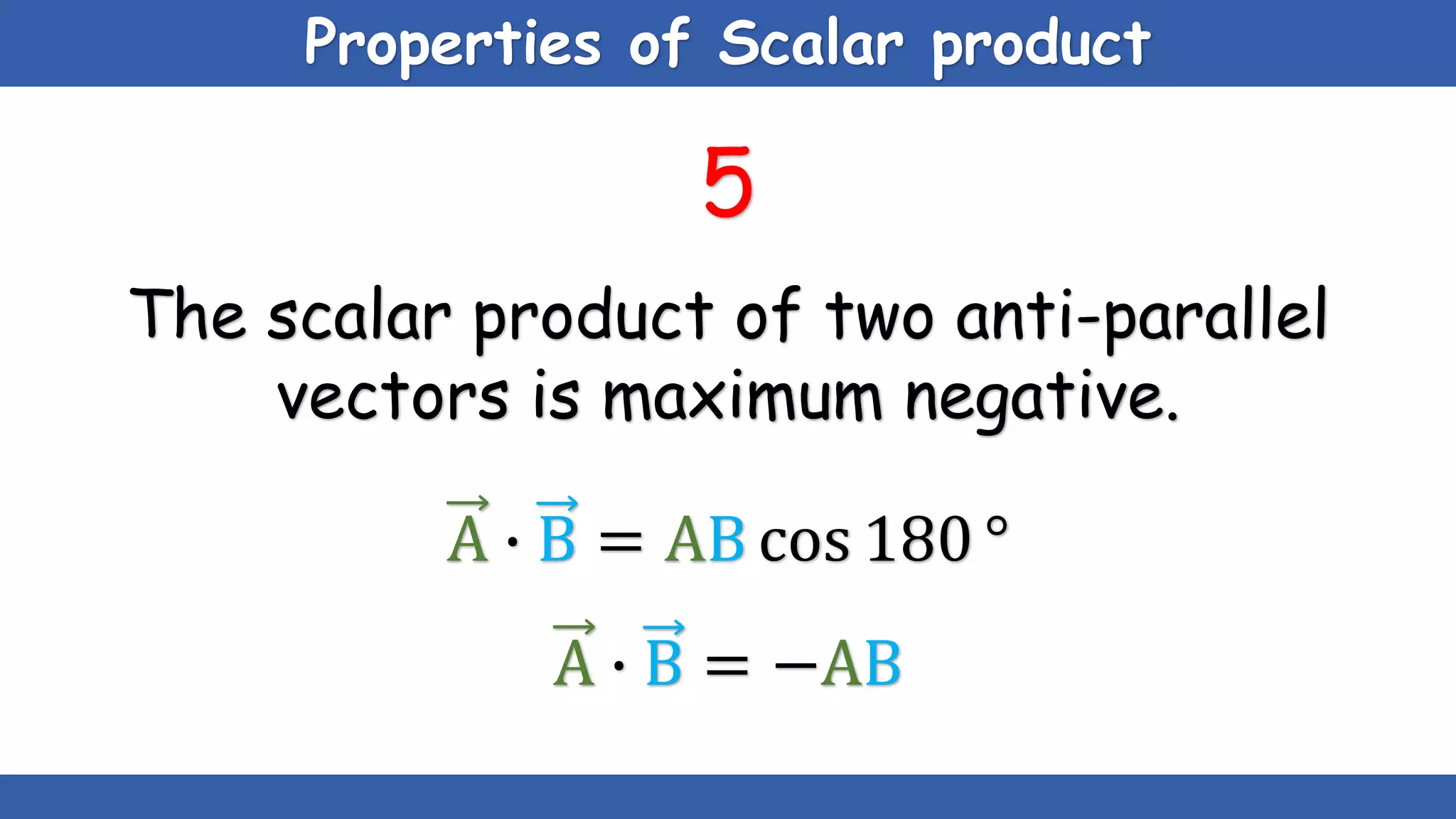 Scalars & vectors | PPTX