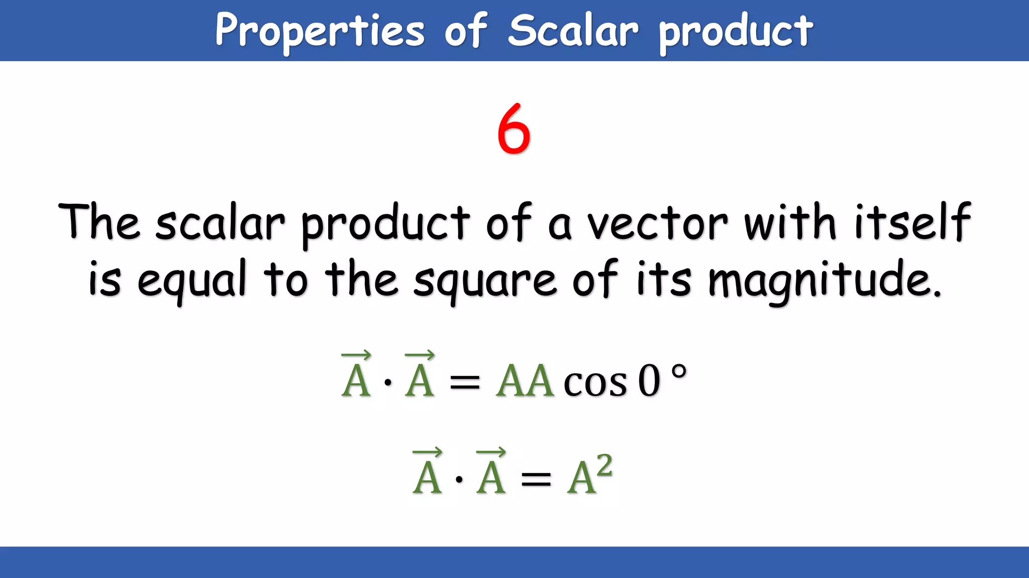 Scalars & vectors | PPTX
