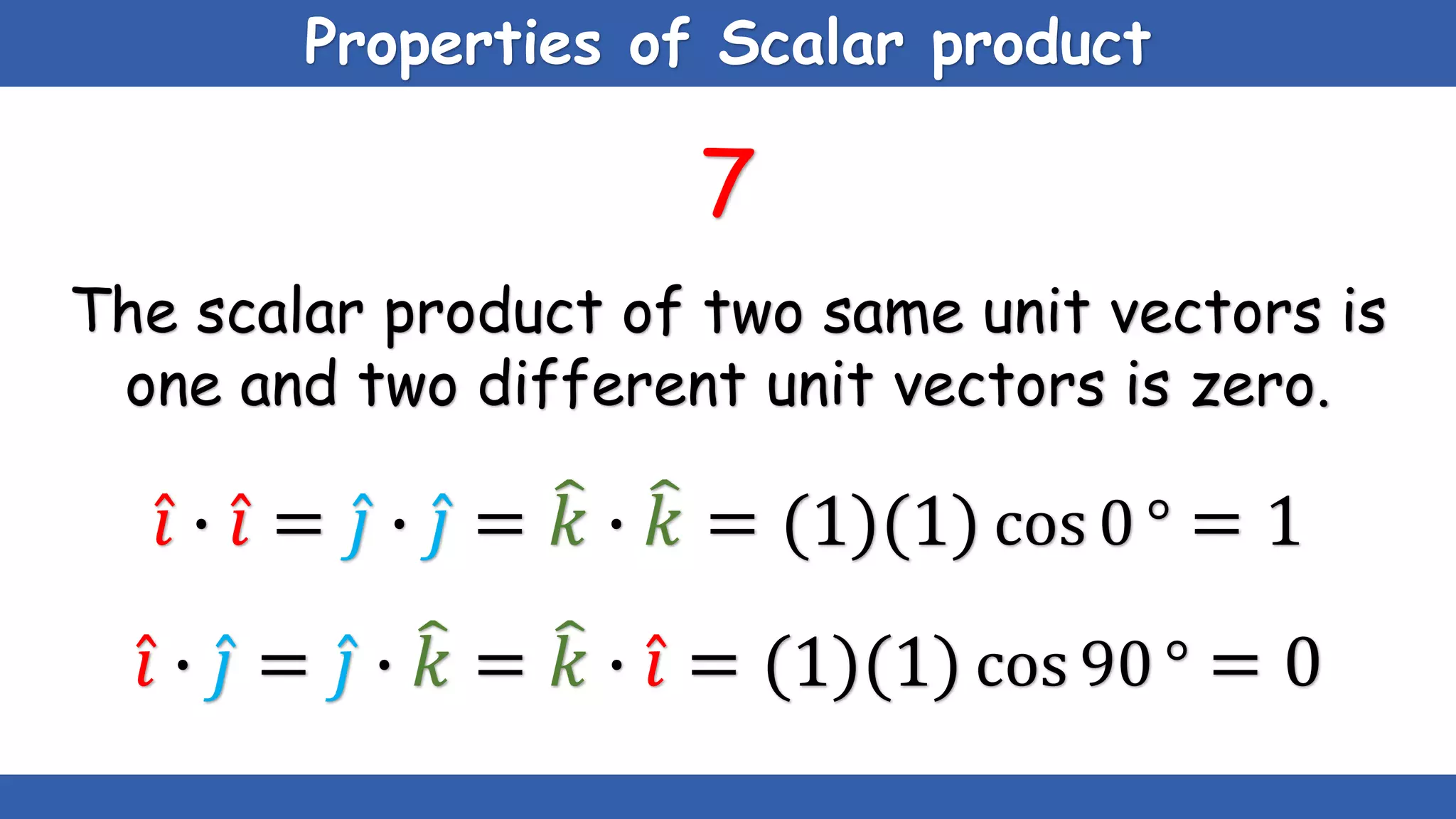 Scalars & vectors | PPTX