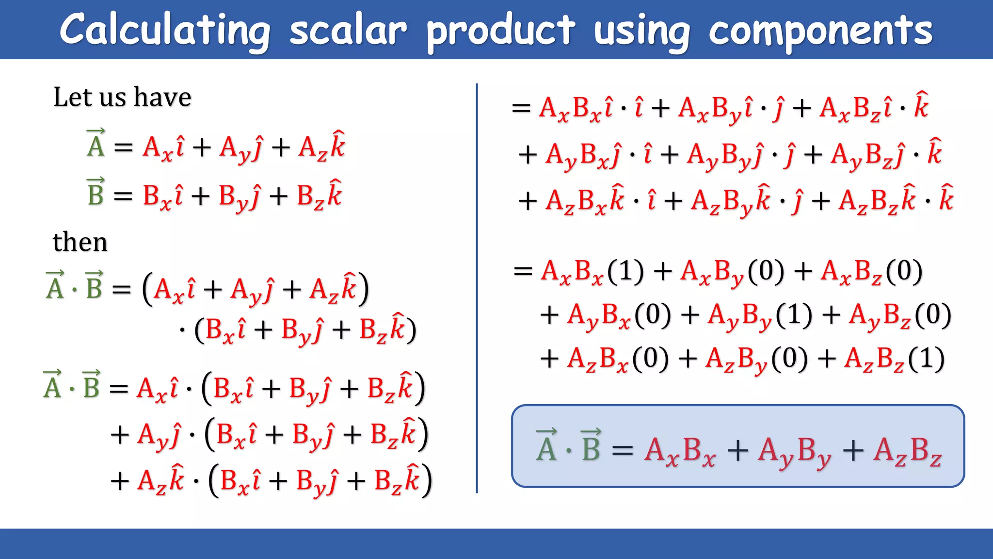 Scalars & vectors | PPTX