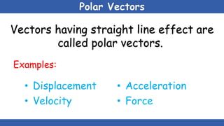 Scalars & vectors | PPTX