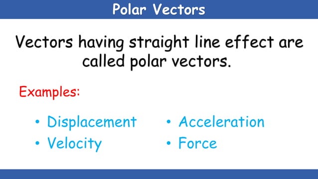 Scalars & vectors | PPTX | Physics | Science