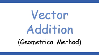 Scalars & vectors | PPTX