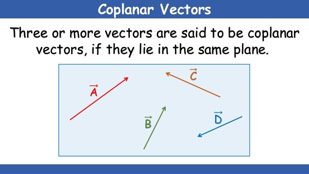 1 - Scalars & vectors
