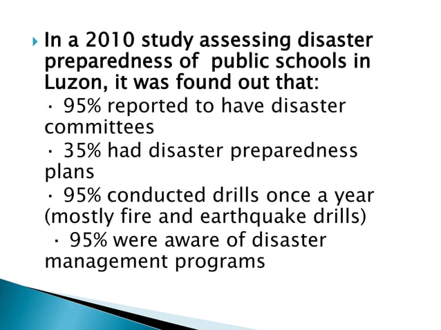 4.school disaster preparedness plan | PPT
