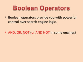 4. search technique jun2012 | PPT