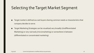 SEGMENTATION, TARGETING AND POSITIONING | PPSX | Marketing and ...