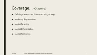 SEGMENTATION, TARGETING AND POSITIONING | PPSX | Marketing and ...