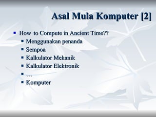 sejarah komputer | PPT