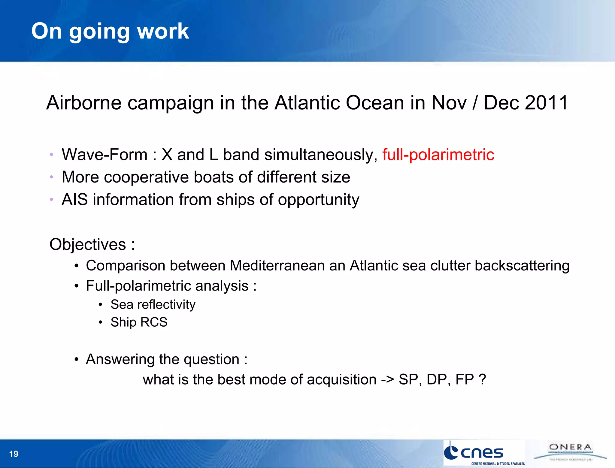 4 Ship Detection Using X Band Dual Pol Sar Data Ppt