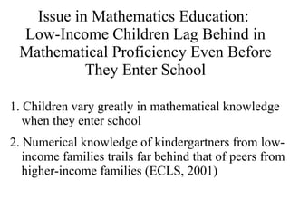 Modern Learning Theories and Mathematics Education - Robert Siegler | PPT