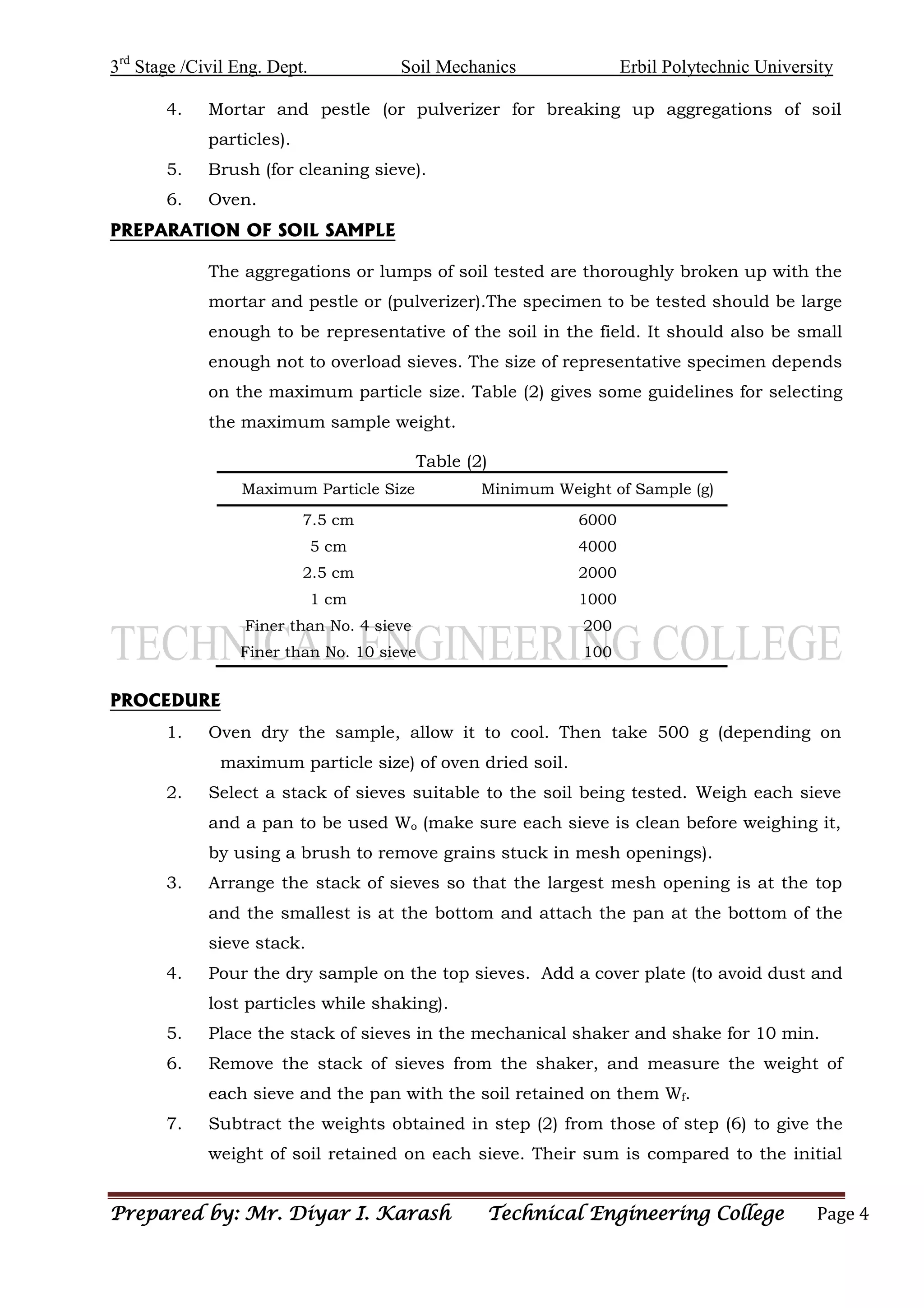 Sieve Analysis | PDF