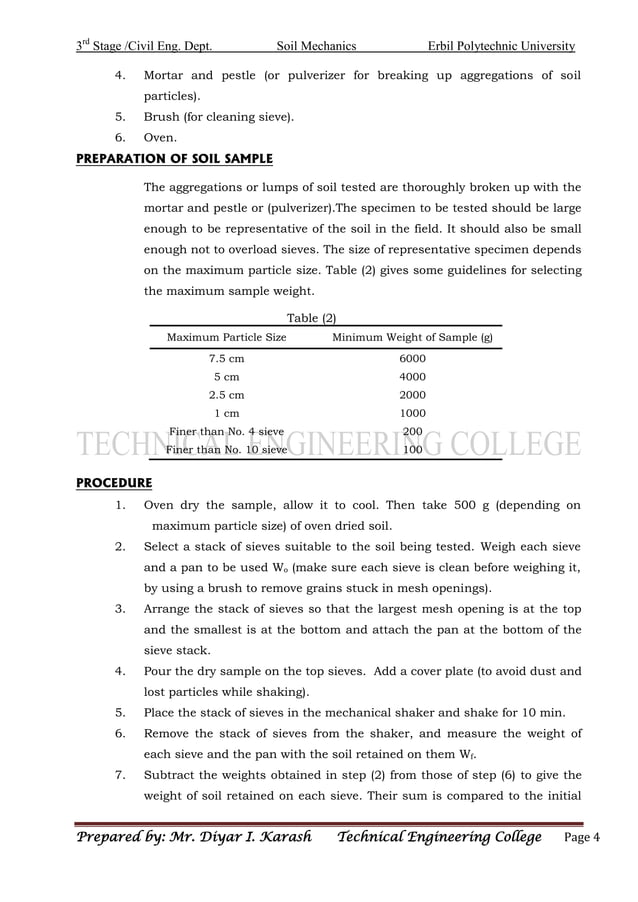 Sieve Analysis | PDF