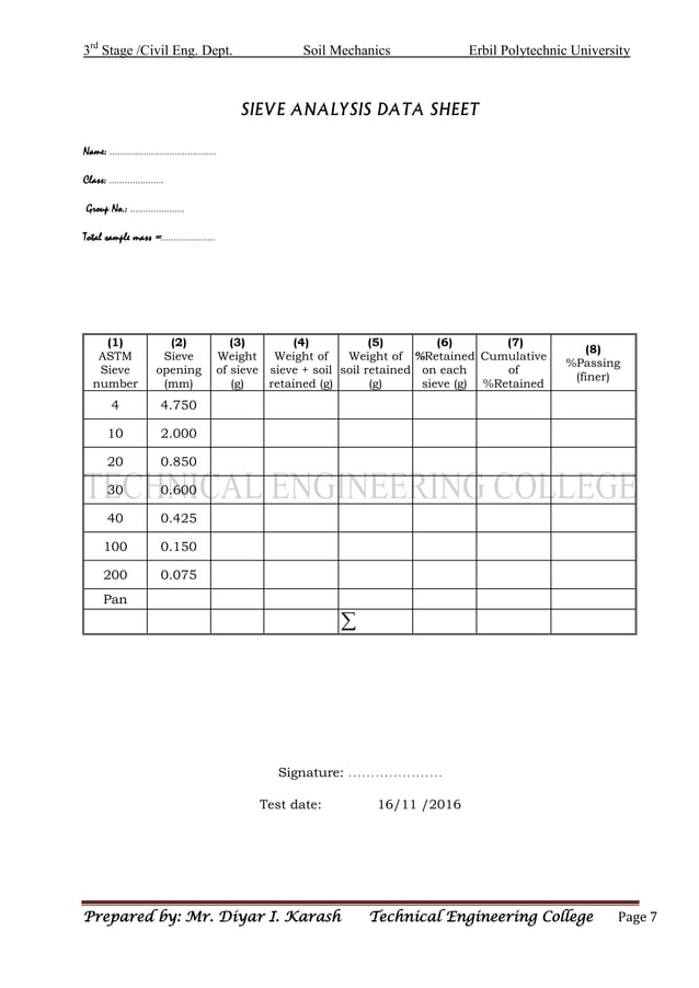 Sieve Analysis | PDF